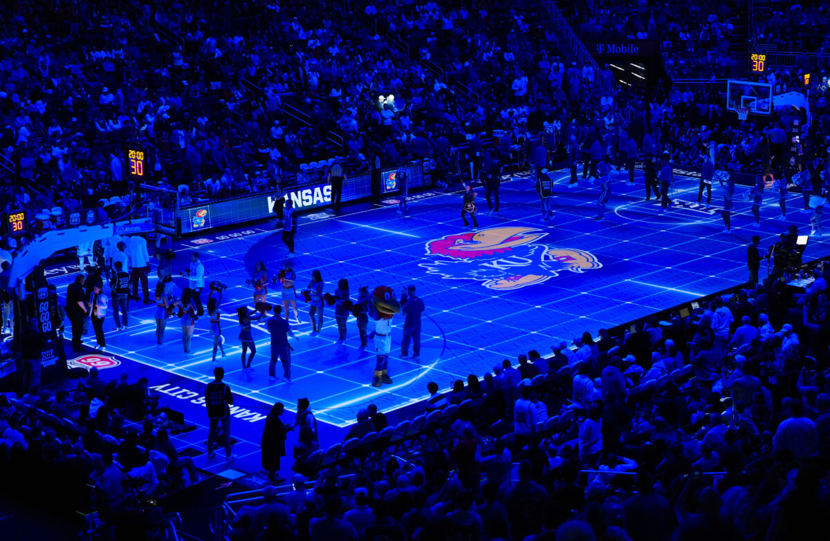 KU-TCU serves as premature finale for glass court at Big 12 tournament ...